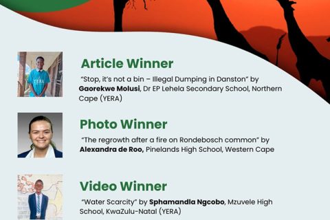 Winners of the latest YRE competition announced - WESSA
