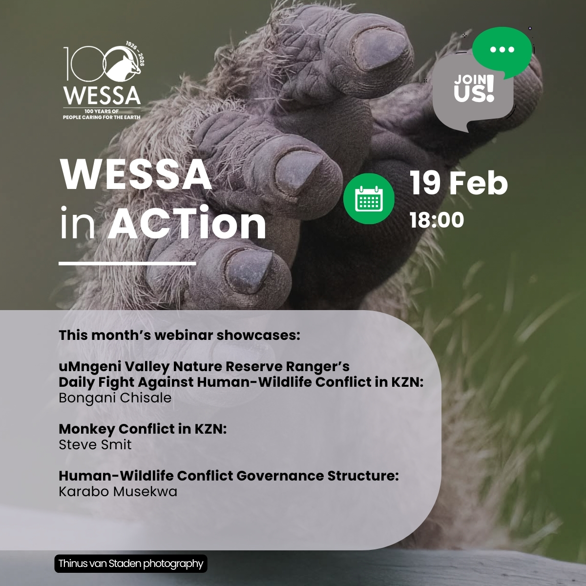 WESSA In ACTion Webinar / 19 February, 2026 / WESSA